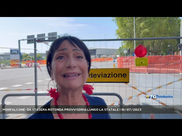 MONFALCONE | MONFALCONE: DA STASERA ROTONDA PROVVISORIA LUNGO LA STATALE - TELEQUATTRO ...