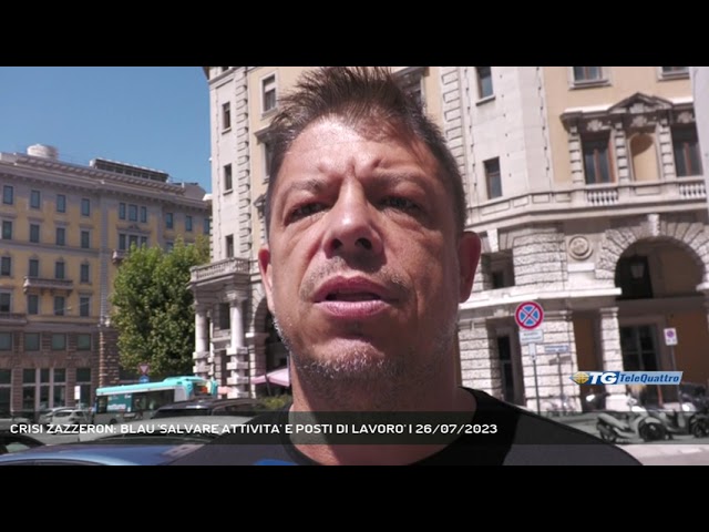 TRIESTE | CRISI ZAZZERON: BLAU 'SALVARE ATTIVITA' E POSTI DI LAVORO ...
